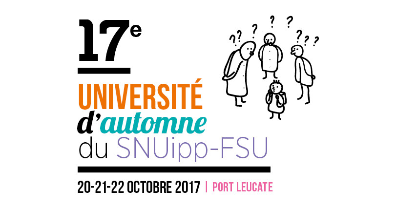 Inscription à l'Université d'Automne du SNUipp-FSU